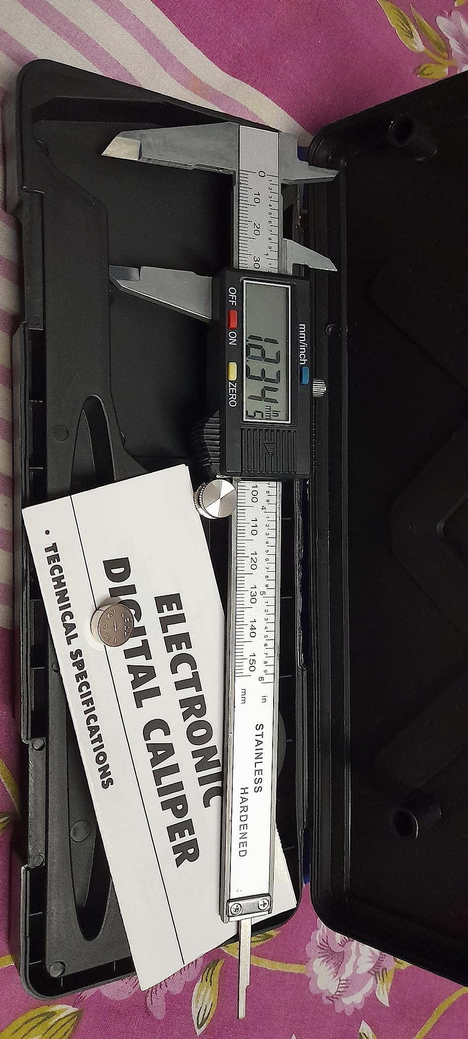 EDGEMETER Electronic Mini Digital Caliper Micrometer Guage Ruler ...