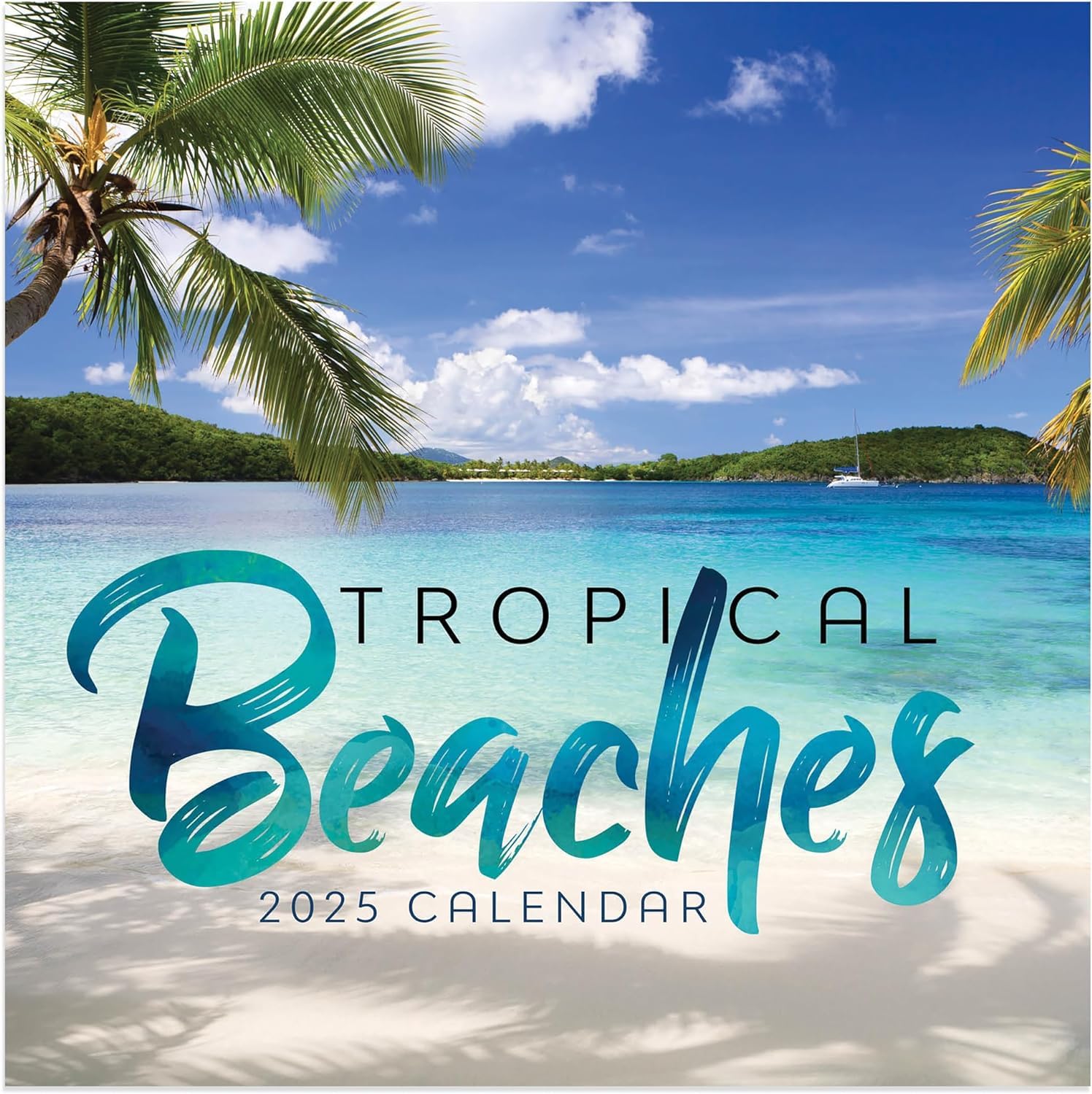 Amazon.com: TF PUBLISHING 2025 Tropical Beaches Mini Calendar - Large ...