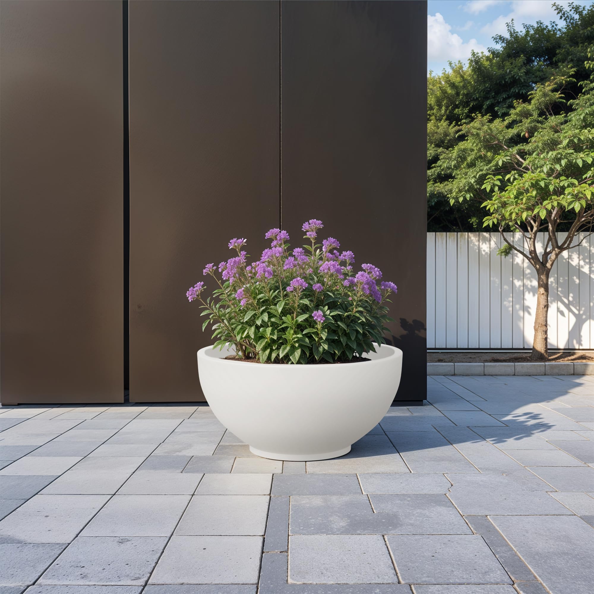 YUCCABE ITALIA FOXB KTR 24 INCH Pots for Plants Highly Durable Polymers ...