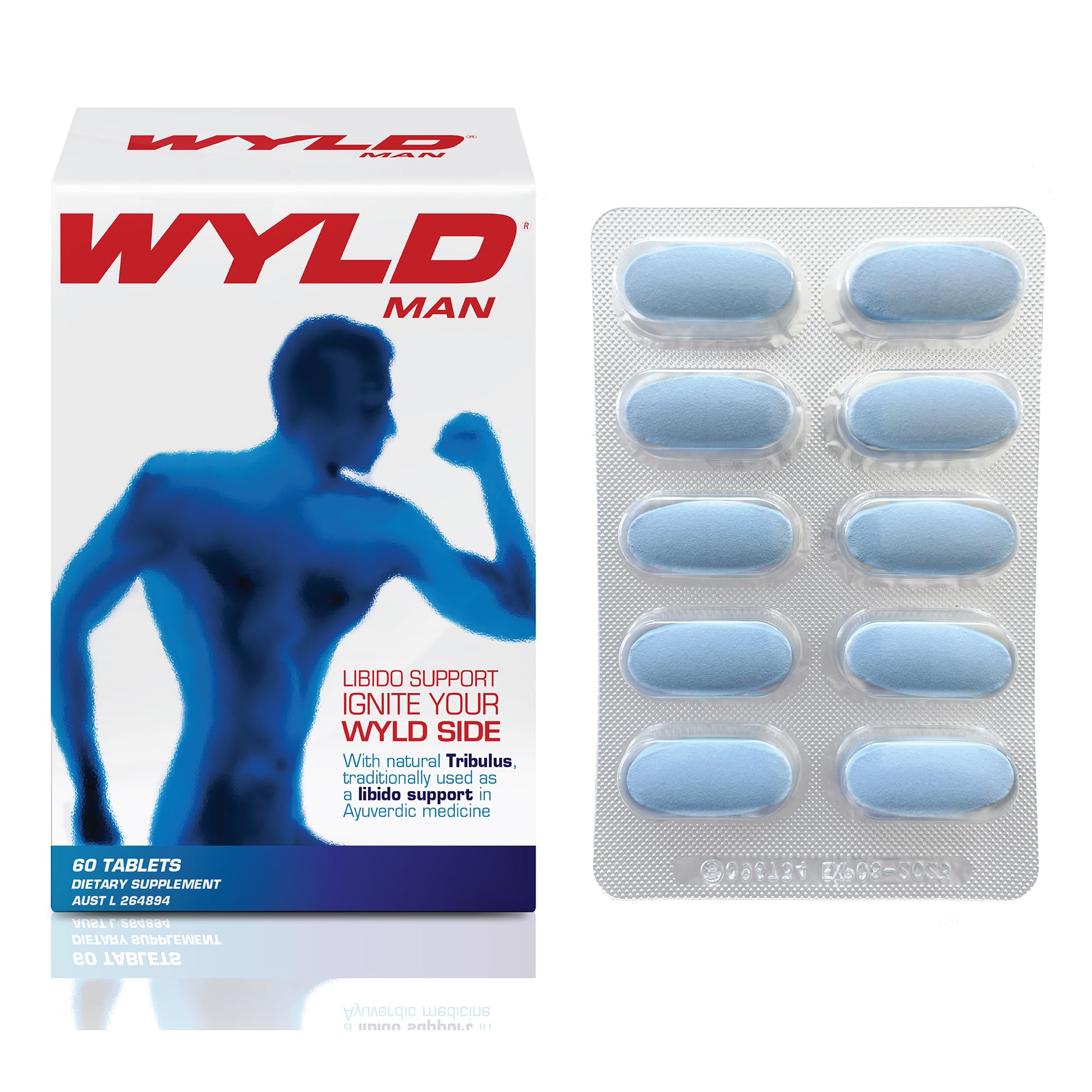 WYLD Man Natural Supplement to Support a Healthy Libido with Horny Goat ...
