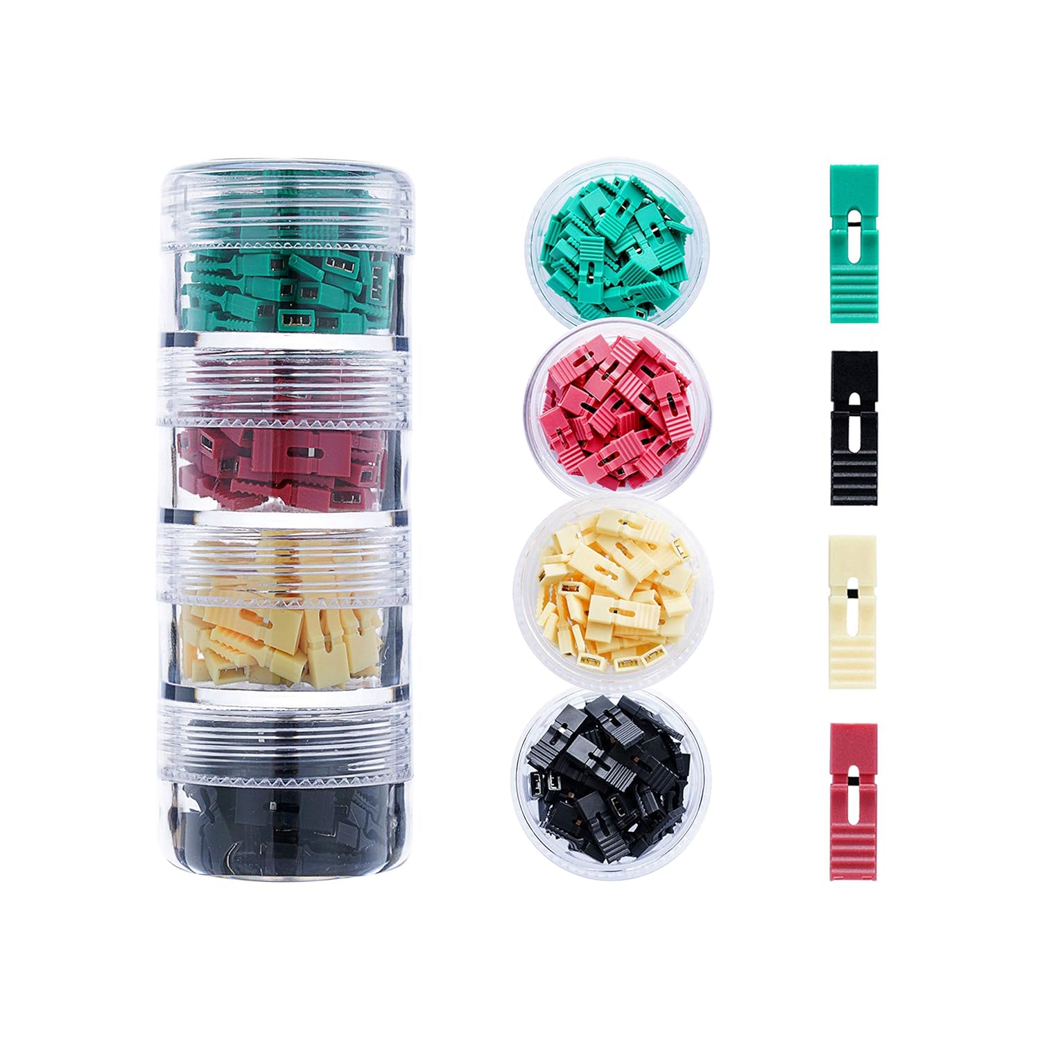 Amazon.in: Buy 200 Pieces Standard Computer Jumper Caps with Handle Pin ...