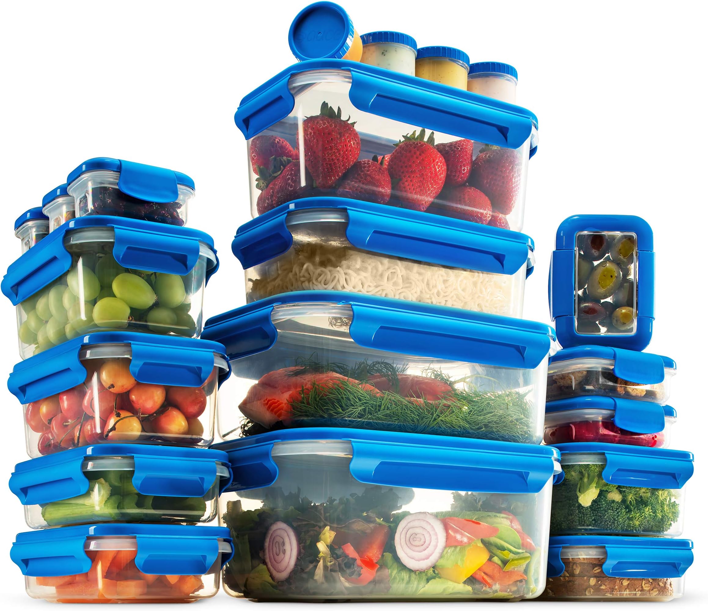 Amazon.com: FineDine Food Storage Containers With Lids, 40-Piece ...
