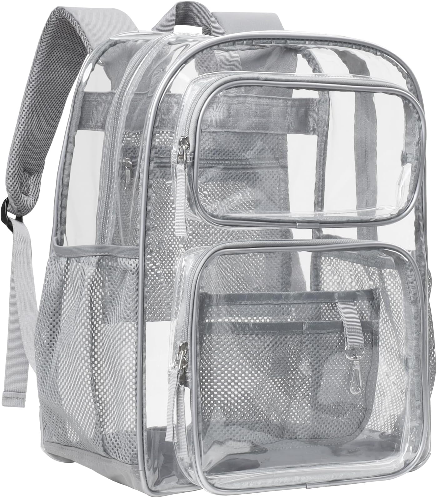 Amazon.com | SYNPOS Clear Backpack Purple For Adults Heavy Duty Clear ...