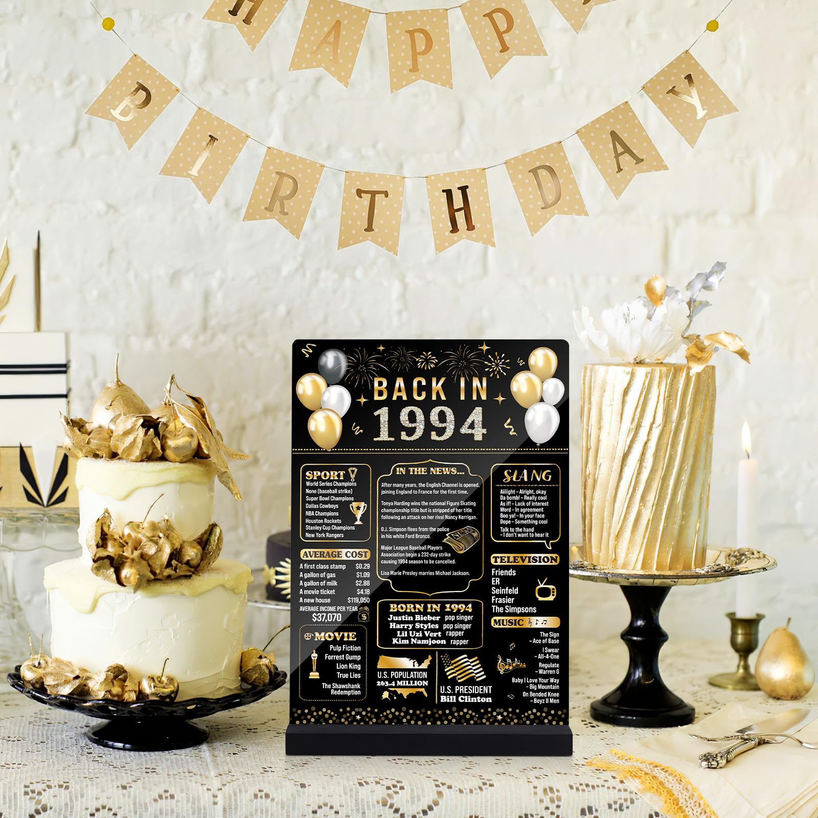 Snapklik.com : 30th Birthday Decorations For Him, 30th Anniversary ...
