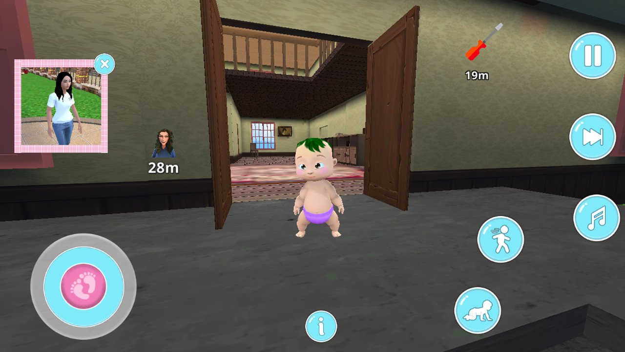 Who's your Virtual Baby Simulator Daddy Fun Life Game | Naughty Baby ...