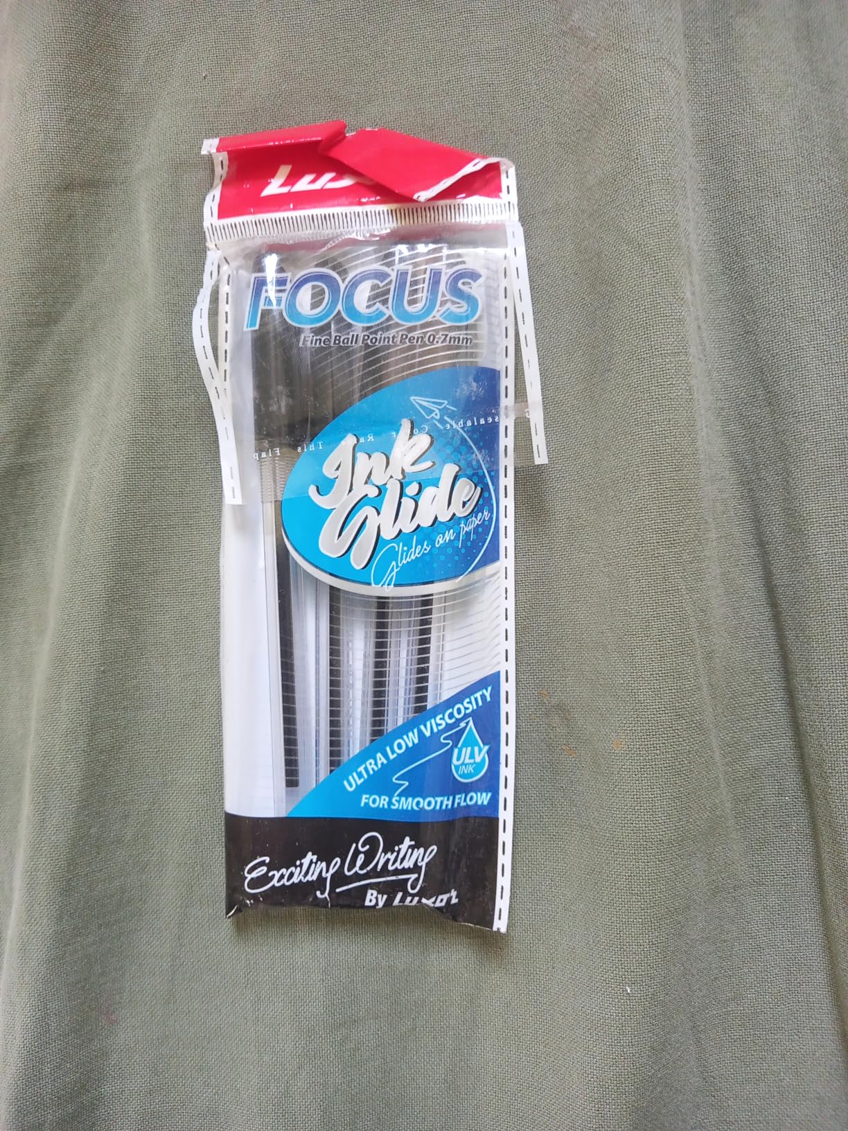 Luxor Focus Fine Ball Point Pen 0.7 mm Black (Pack of 30 Pcs) : Amazon ...