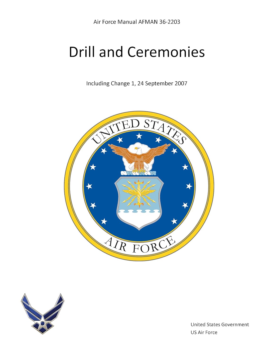 Amazon.com: Air Force Manual AFMAN 36-2203 Drill and Ceremonies eBook ...