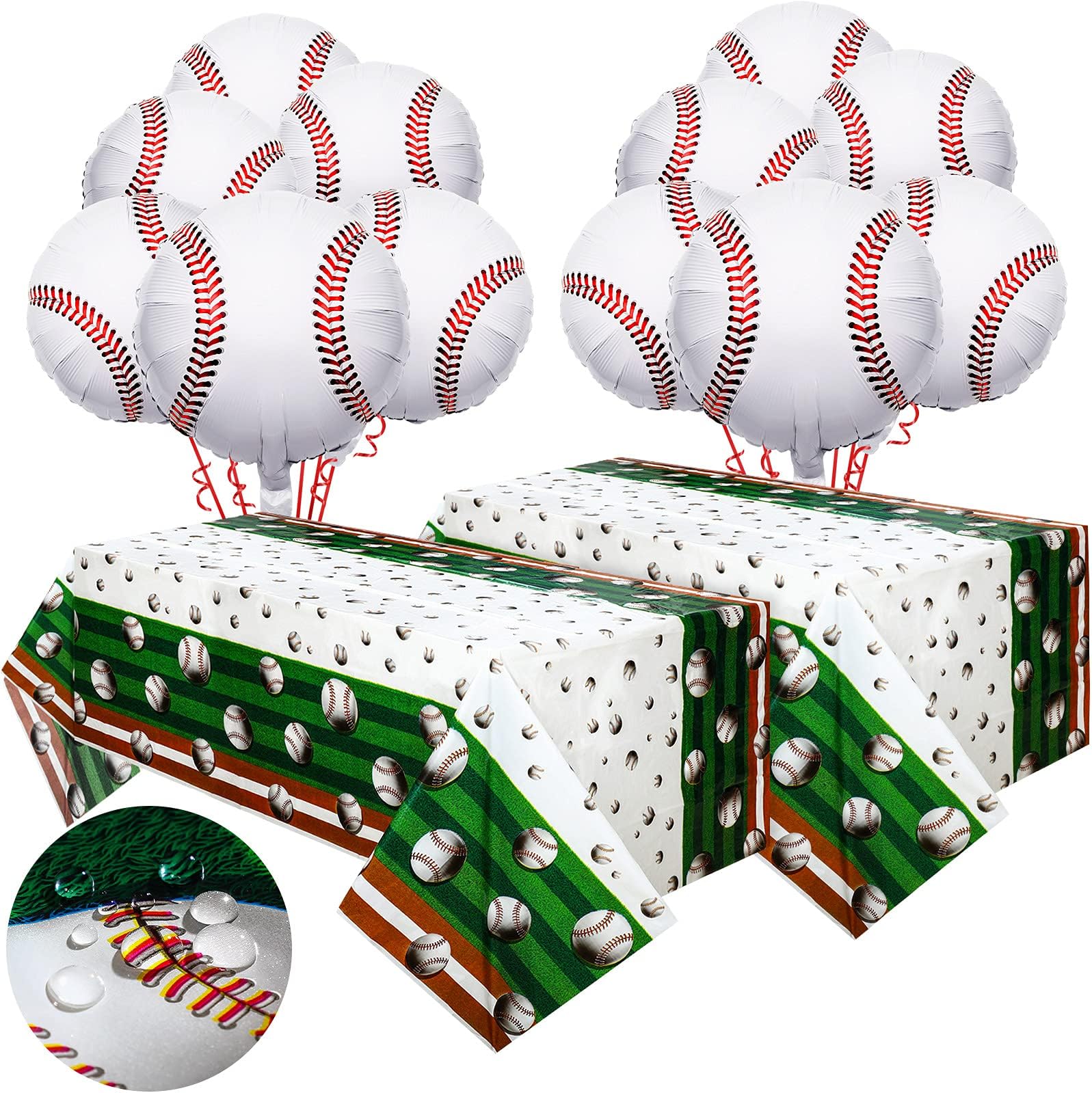 Amazon.com: Amscan Rawlings Baseball MLB Plastic Table Cover, 54 x 102 ...