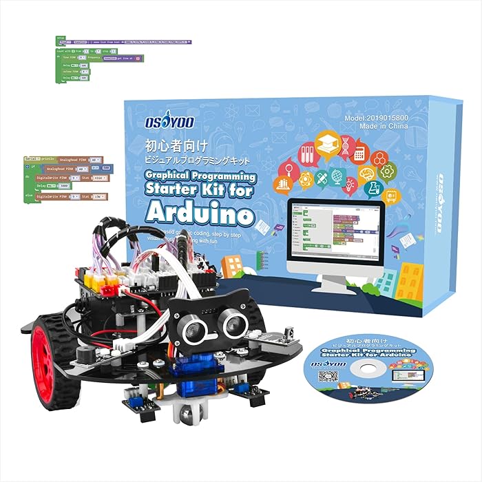 Buy OSOYOO Graphical Programming Robot Car Starter Kit for Arduino, mBlock Block-Based IDE ...