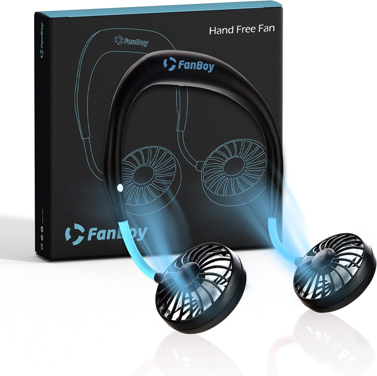 Amazon.com: Hand Free Fan, Portable Personal USB Mini Fans, Wearable ...