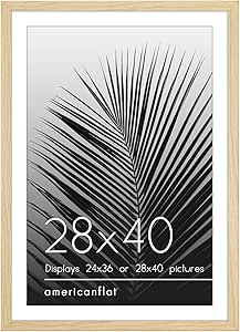 Amazon.com - Americanflat 28x40 Poster Frame with Polished Plexiglass ...