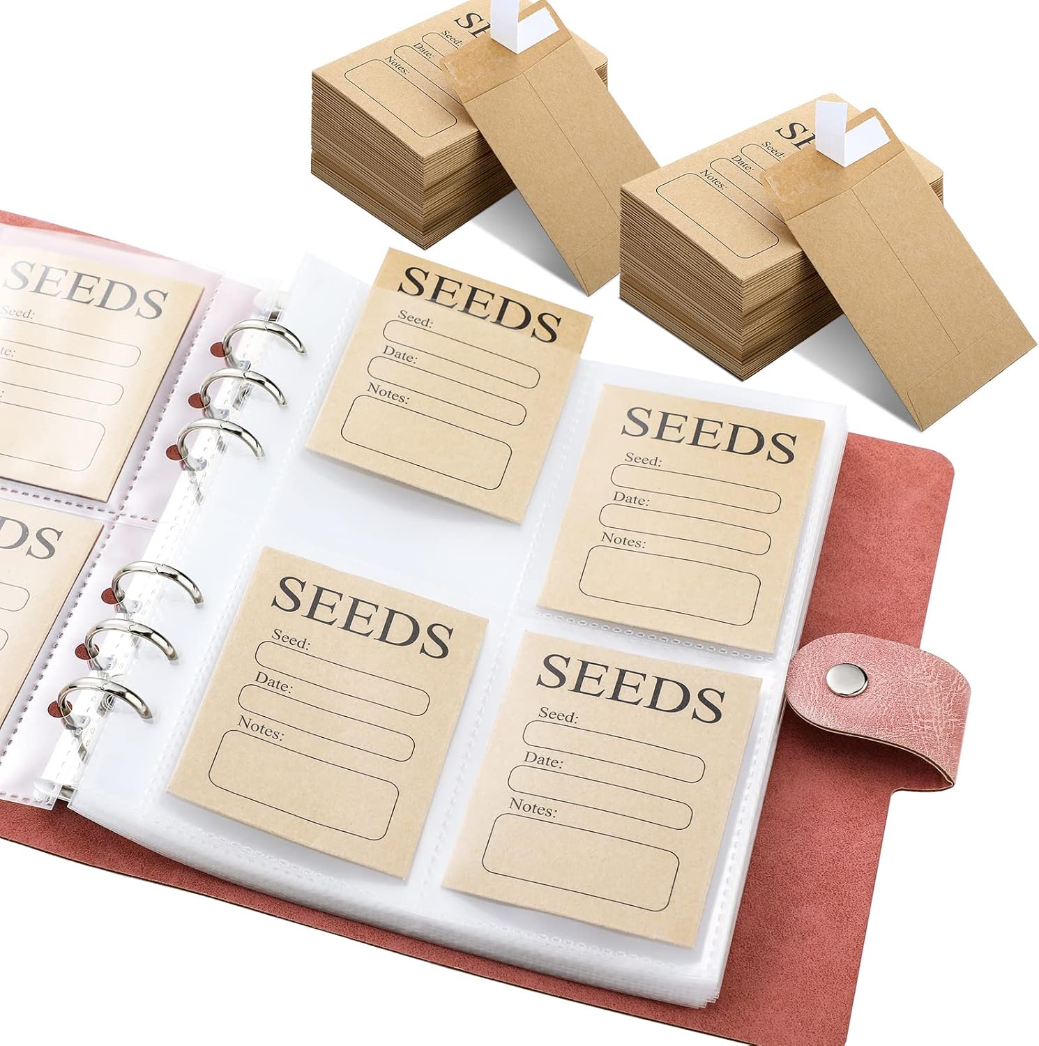 Amazon.com : Seed Storage Organizers 80 Resealable Sealing Seed ...