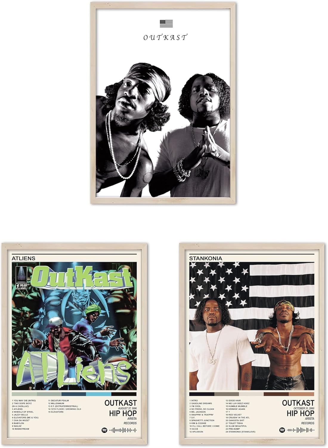 Amazon.com: TurhAn Outkast Poster Rapper Posters for Room Aesthetic Hip ...