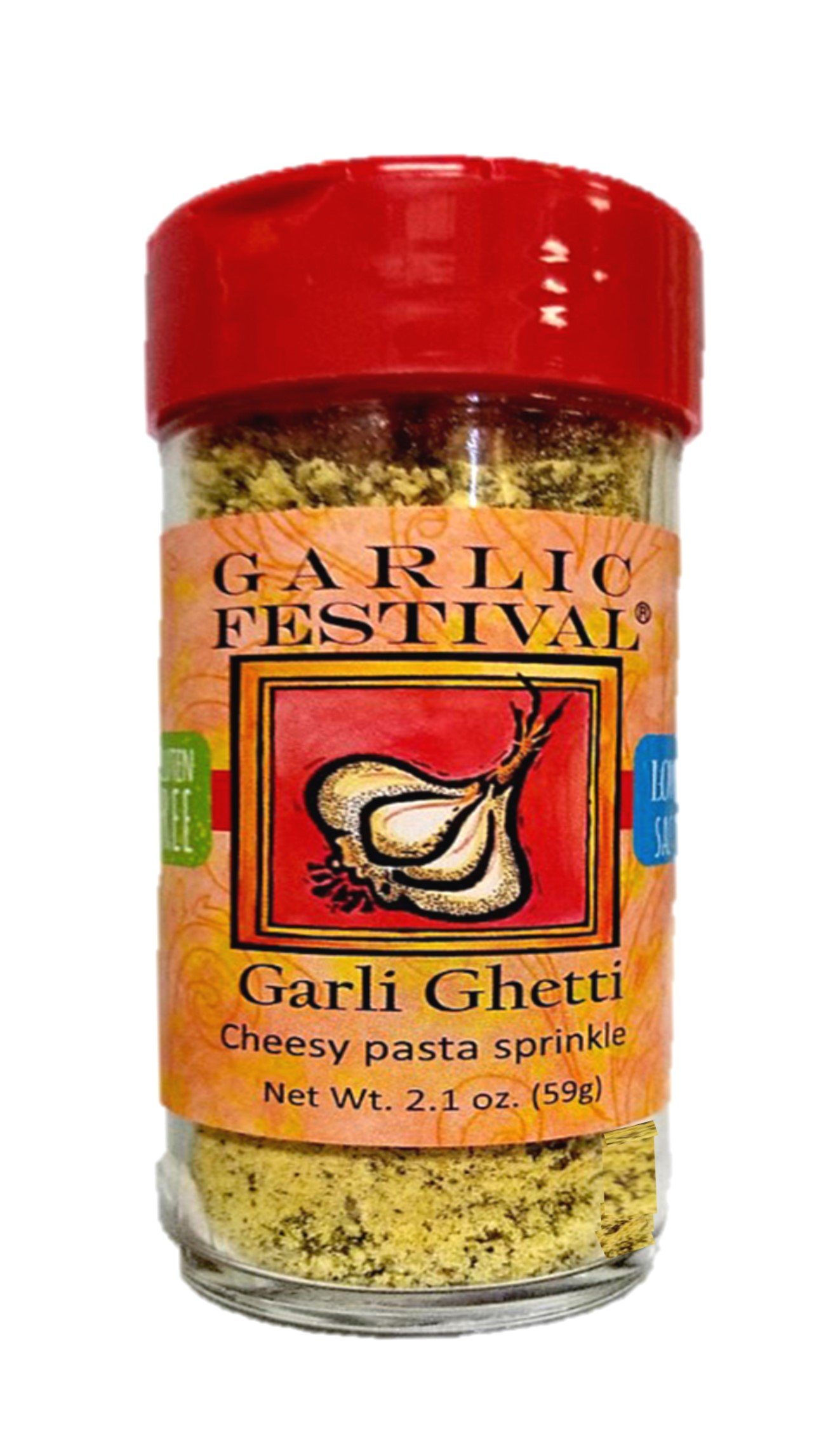 Amazon.com : Garlic Festival Foods Garli Ghetti Cheesy Garlic Sprinkle ...