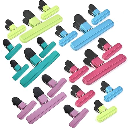 Amazon.com: 20 Pack Chip Bag Clip, Food Bag Clip,Assorted Sizes ...