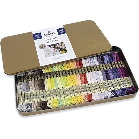 Amazon.com: DMC Embroidery Floss Pack,35 Colors Assortment with ...