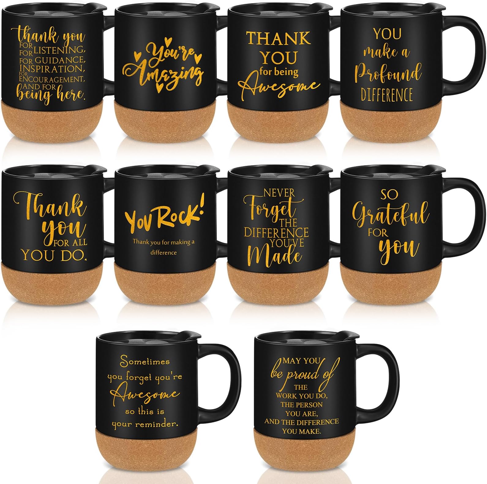 Amazon.com: Norme 10 Pcs Employee Appreciation Gifts 12 oz Enamel ...