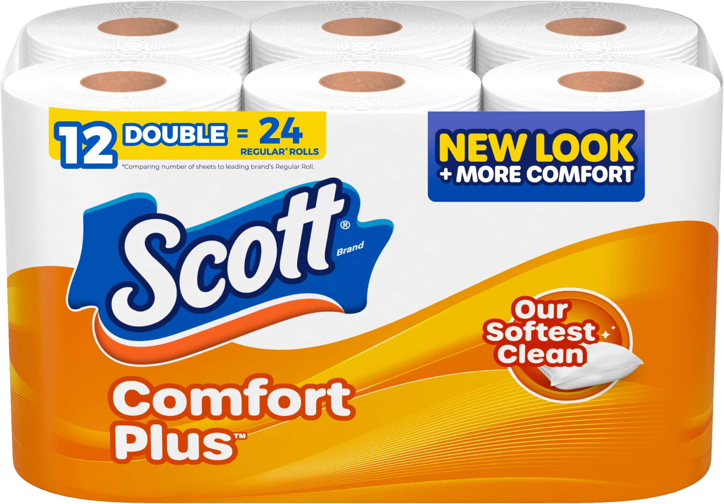 Amazon.com: Scott 1000 Trusted Clean Toilet Paper, 32 Rolls, Septic ...