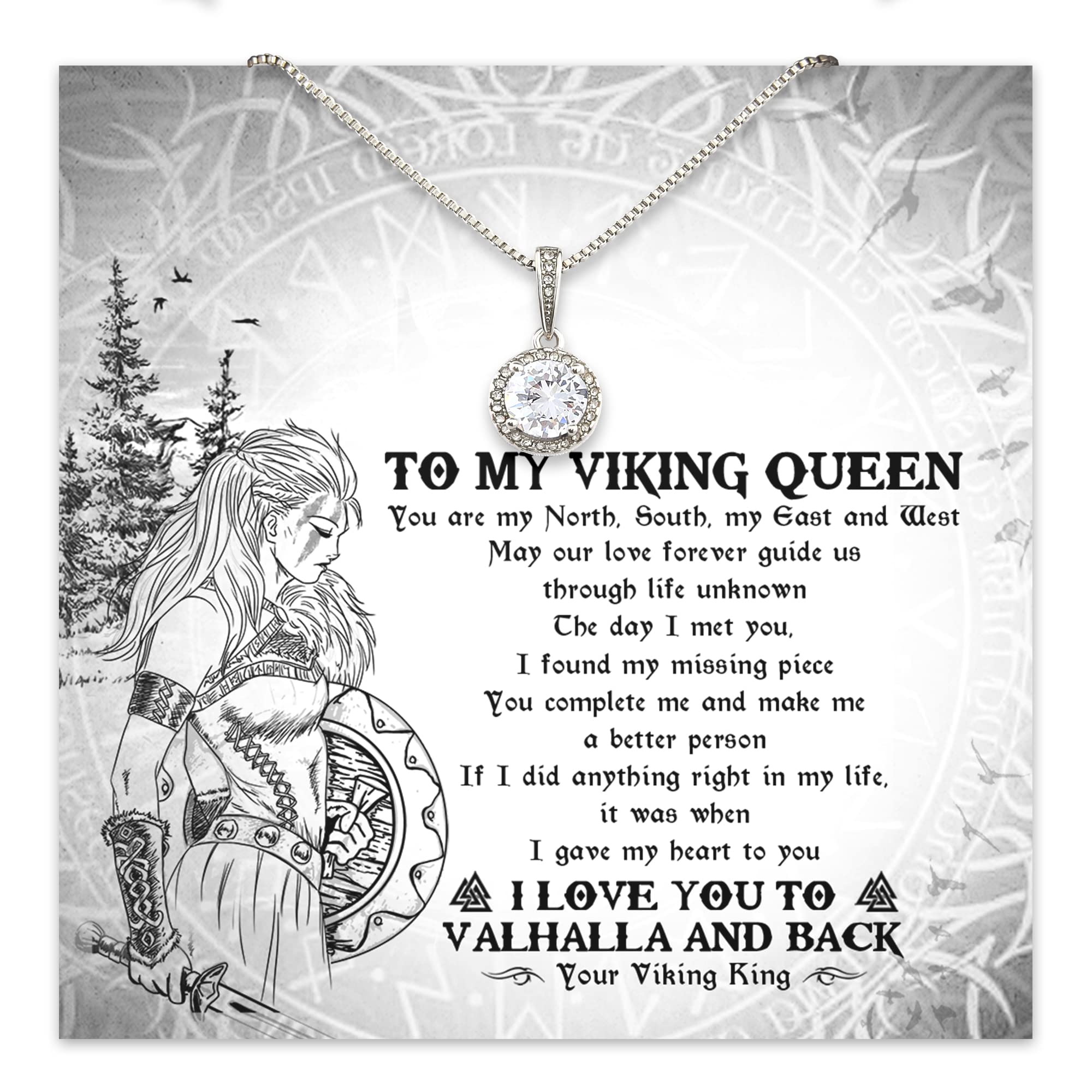 Amazon.com: Harmony Gift To My Viking Woman, To My Shieldmaiden, Women ...