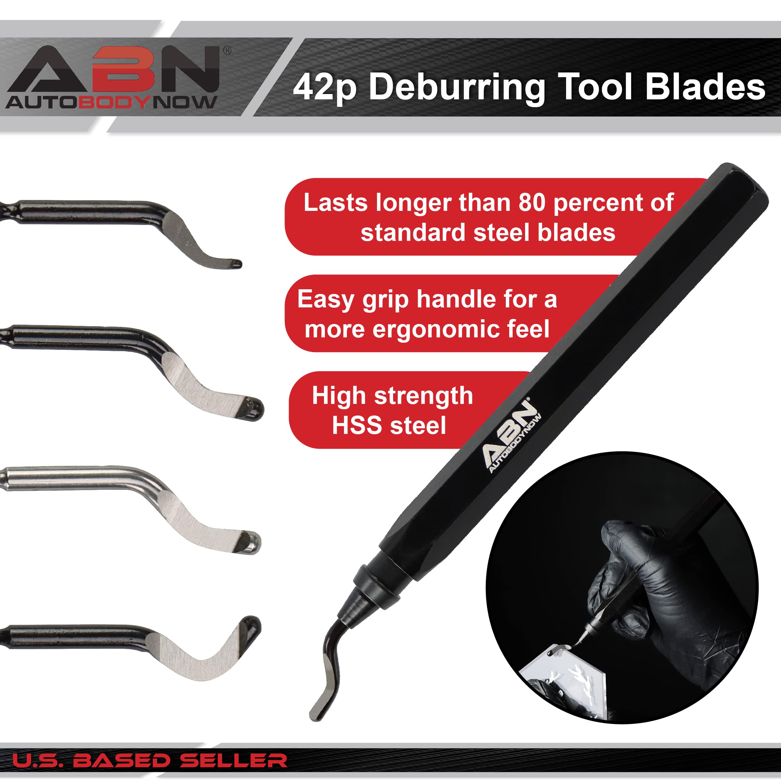 Snapklik.com : ABN Steel Deburring Tool For Metal, Resin, Plastic - 42 ...
