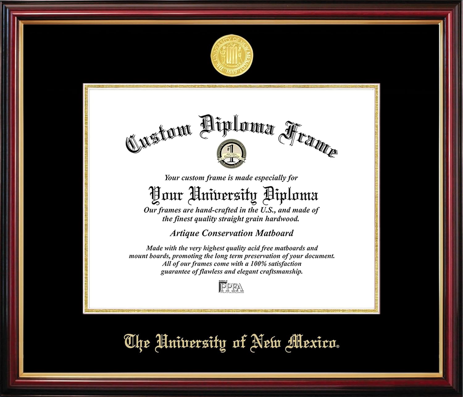 Amazon.com - Campus Images University of New Mexico Petite Diploma Frame