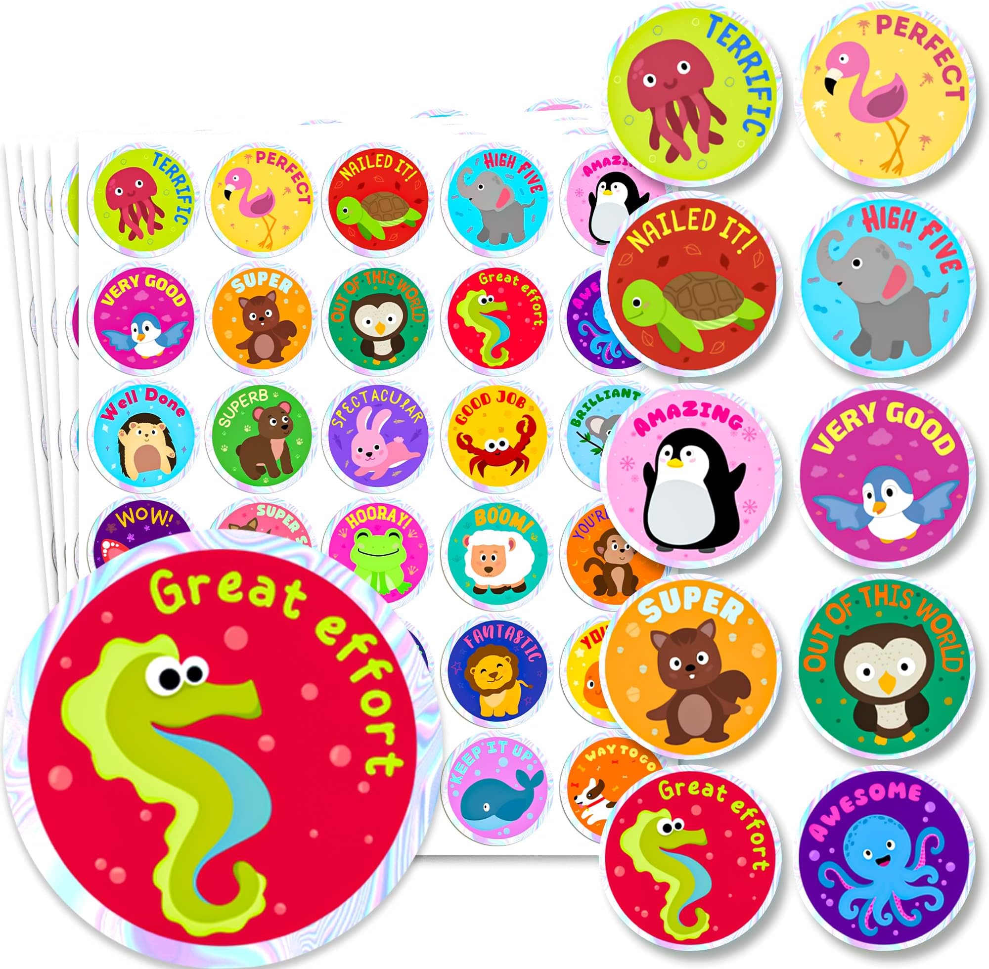 School Stickers Mini Well Done Stickers : Amazon.co.uk: Stationery ...