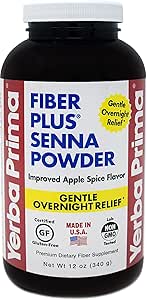 Yerba Prima Fiber Plus Senna Powder, 12 Ounce : Buy Online at Best ...