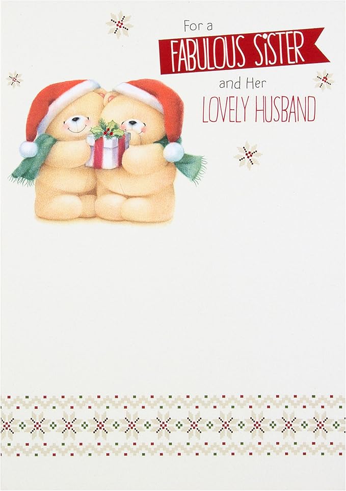 Hallmark Forever Friends Christmas Card 'for Sister and Husband ...