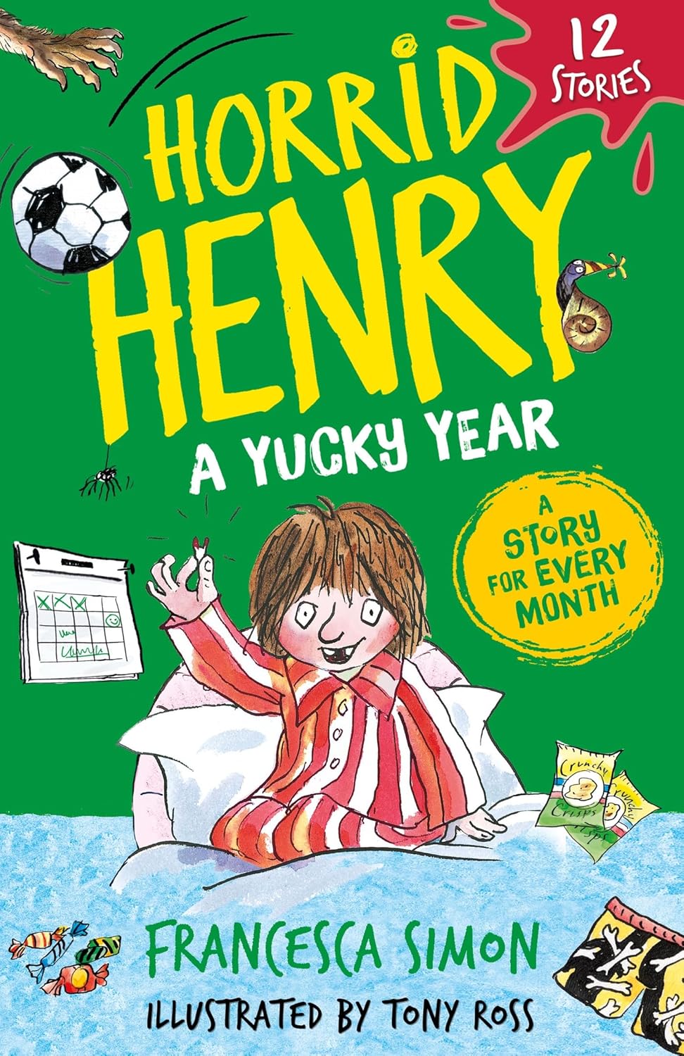 Horrid Henry: A Yucky Year: 12 Stories eBook : Simon, Francesca, Ross ...