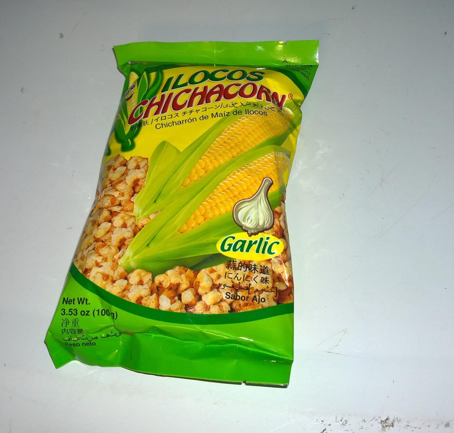 Amazon.com: Ilocos Chichacorn Cornick Garlic Flavor Pack of TWO 3.53 Oz ...