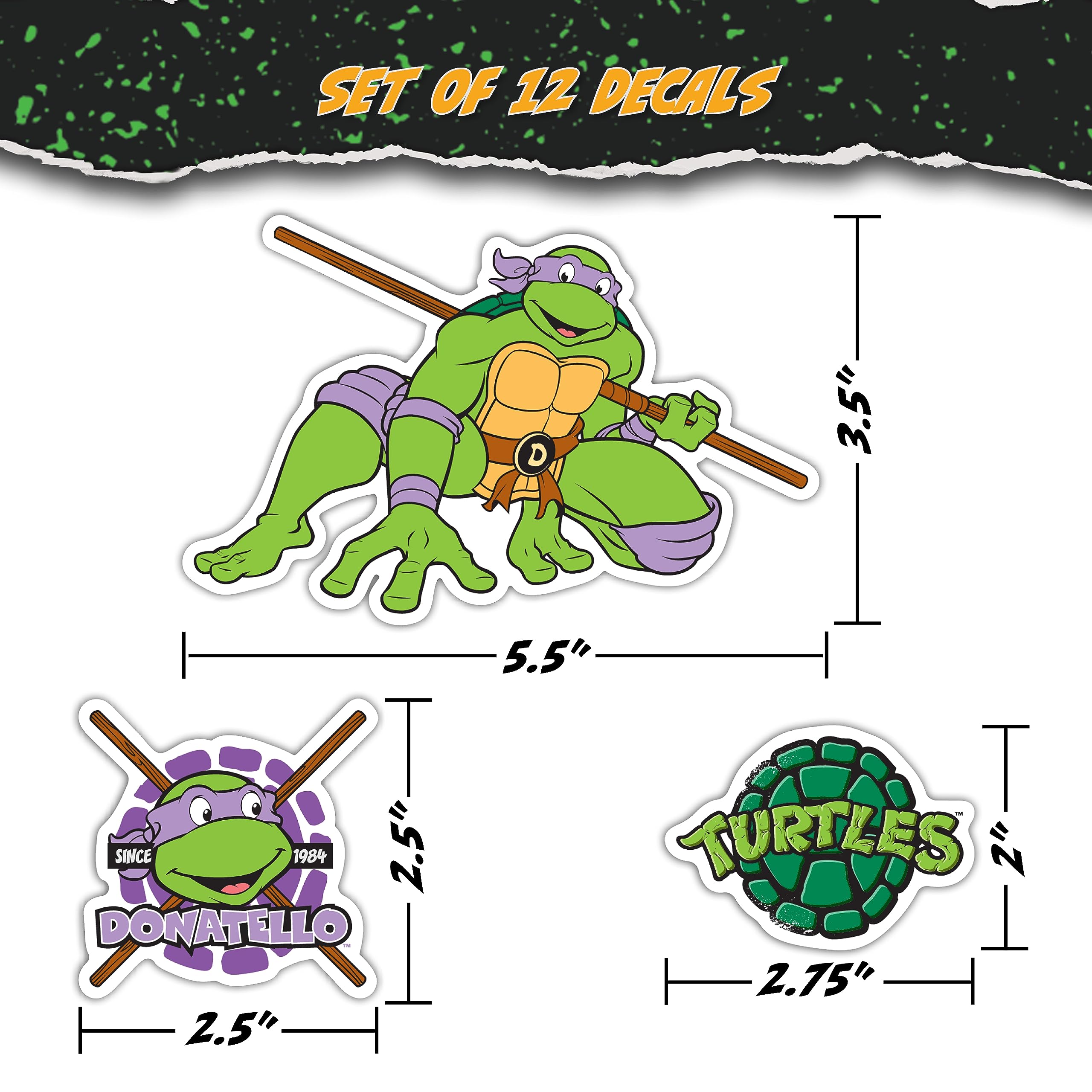 Teenage Mutant Ninja Turtles Vinyl Decals Teenage Mutant Ninja Turtles