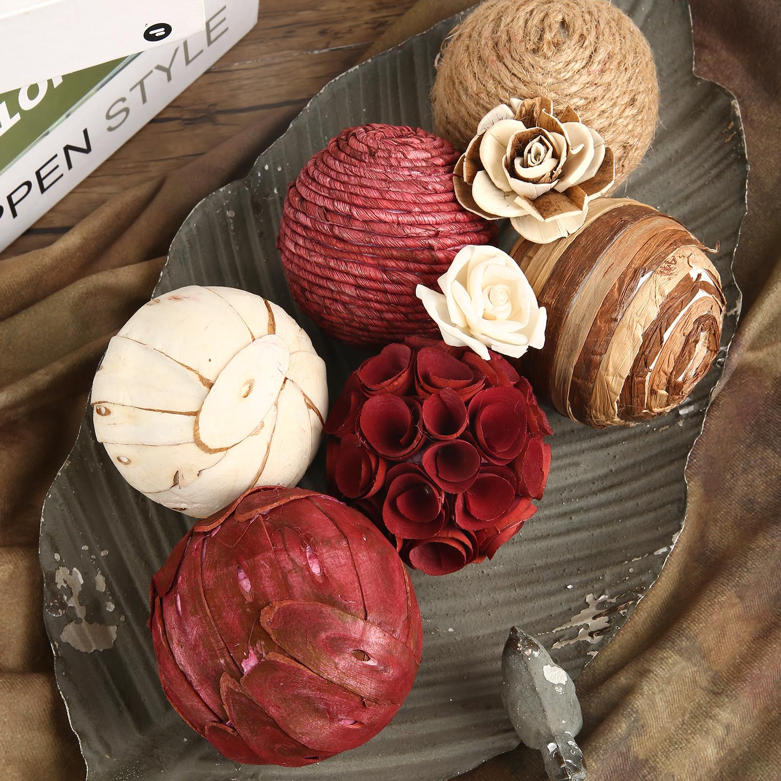 Amazon.com: CIR OASES Decorative Bowl & Vase Filler Balls for Home ...