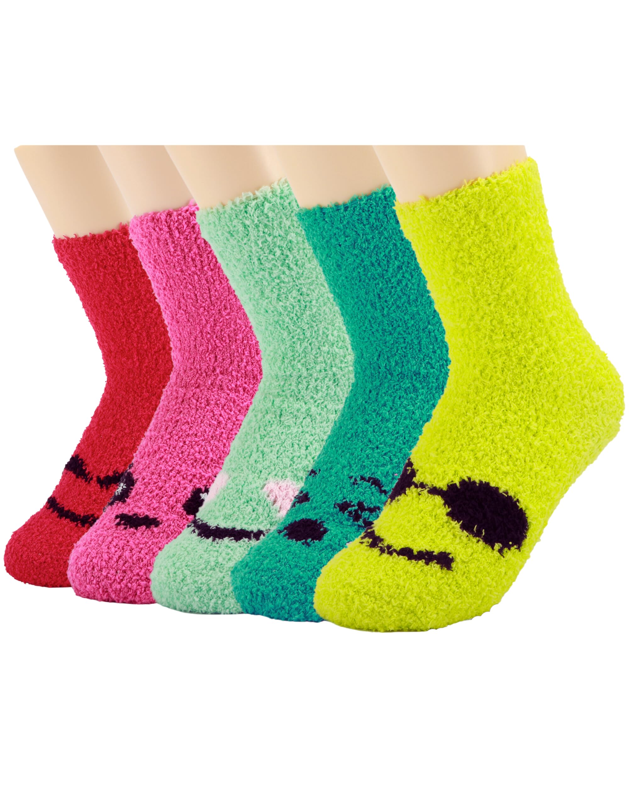 Snapklik.com : WaySoft Fluffy Fuzzy Socks For Women & Teen Girls - 4 To ...