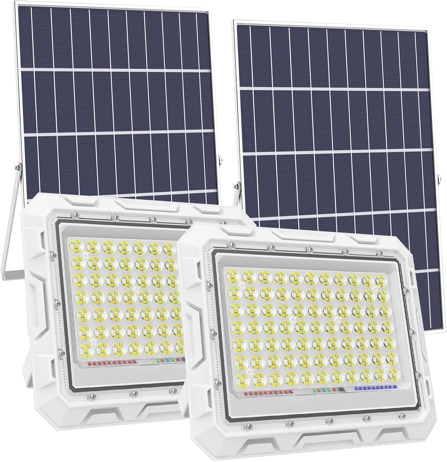 CEDIO Solar Flood Lights Outdoor, 600W 30000 Lumens Solar Street Lights Outdoor Waterproof ...