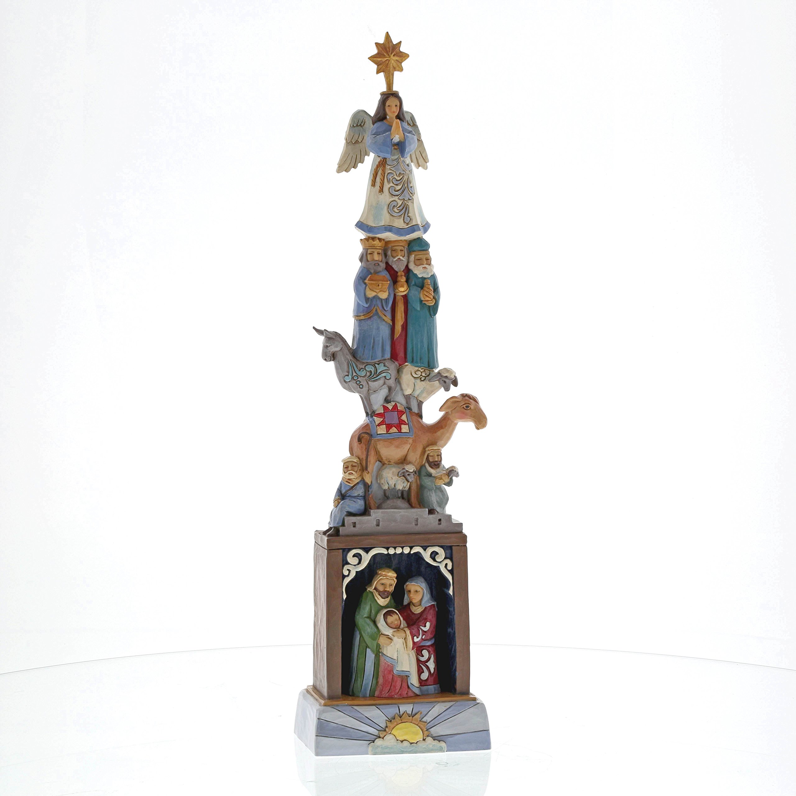 Amazon.com: Enesco Jim Shore Heartwood Creek Mini Nativity Standing ...