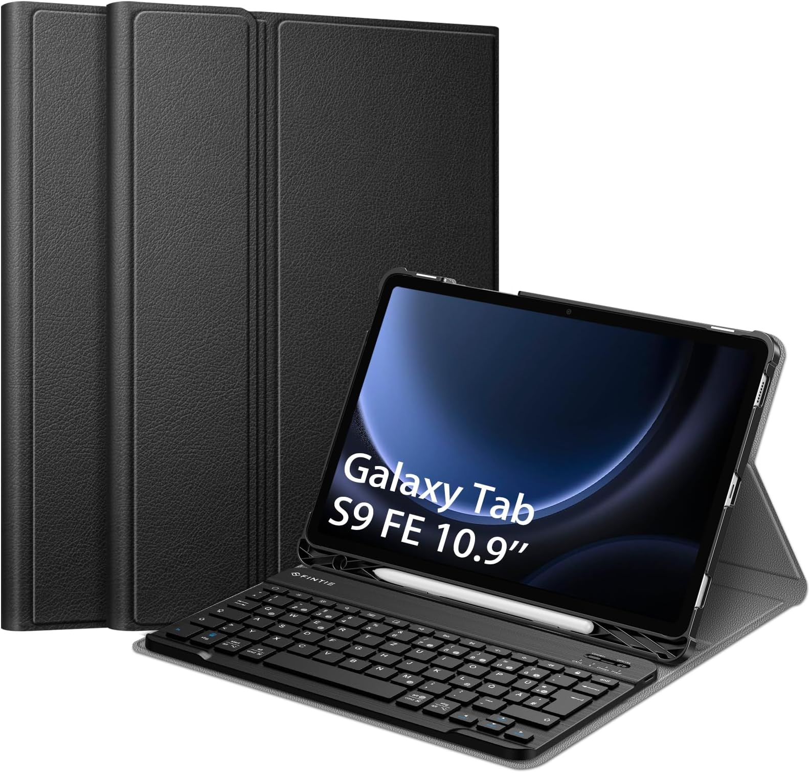 Samsung Book Cover Keyboard EF-DX715 für das Galaxy Tab S9, Tab S9 FE ...