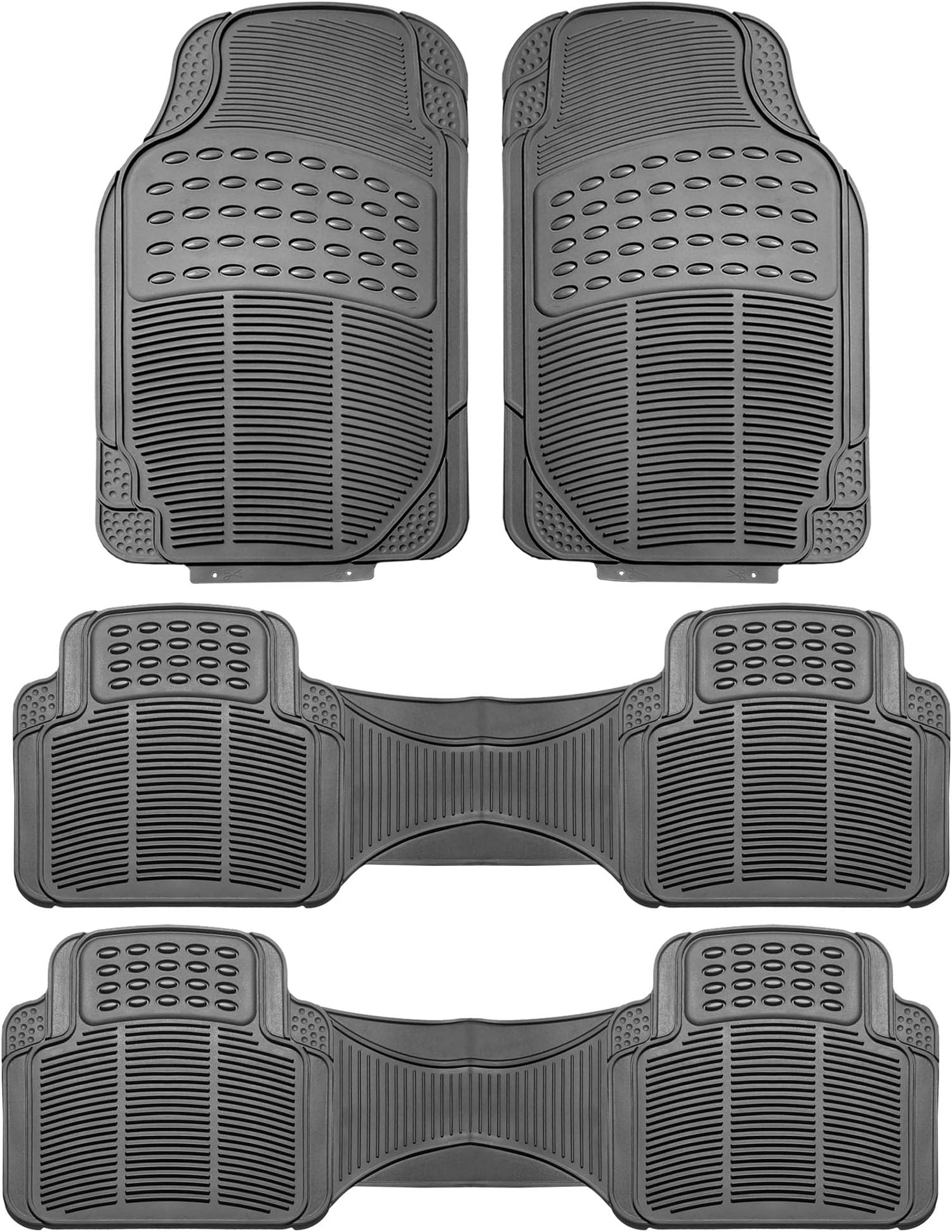 Amazon.com: FH Group Car Floor Mats - Heavy-Duty Rubber Floor Mats for ...
