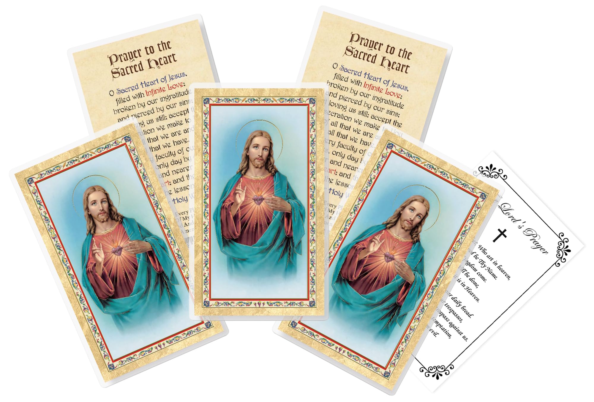 Catholic Religious Cards Ordination Greeting Card With Image Of Saint