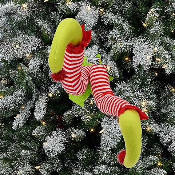 Amazon.com: 20" Elf Legs for Christmas Decorations Stuffed Elf Legs ...