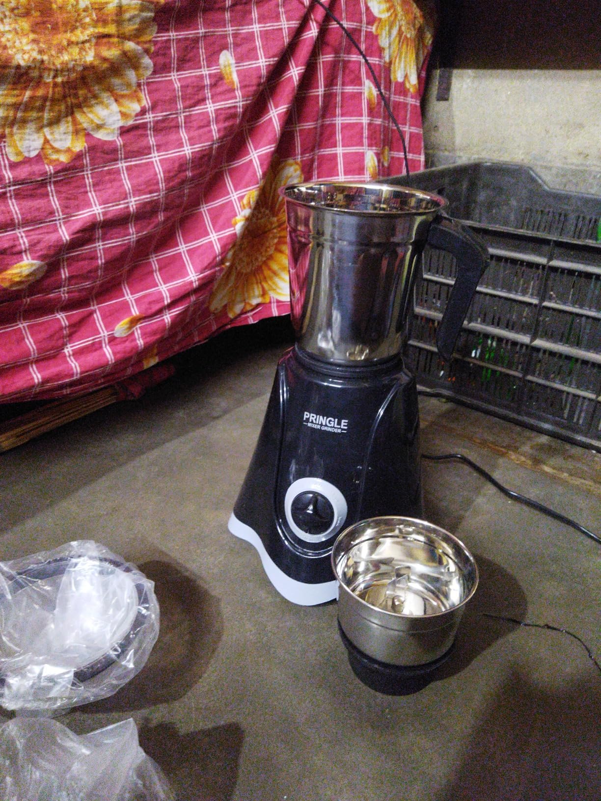 Buy Pringle 2 Jar Mixer Grinder| 500W Powerful Motor | [ISI] Certified ...