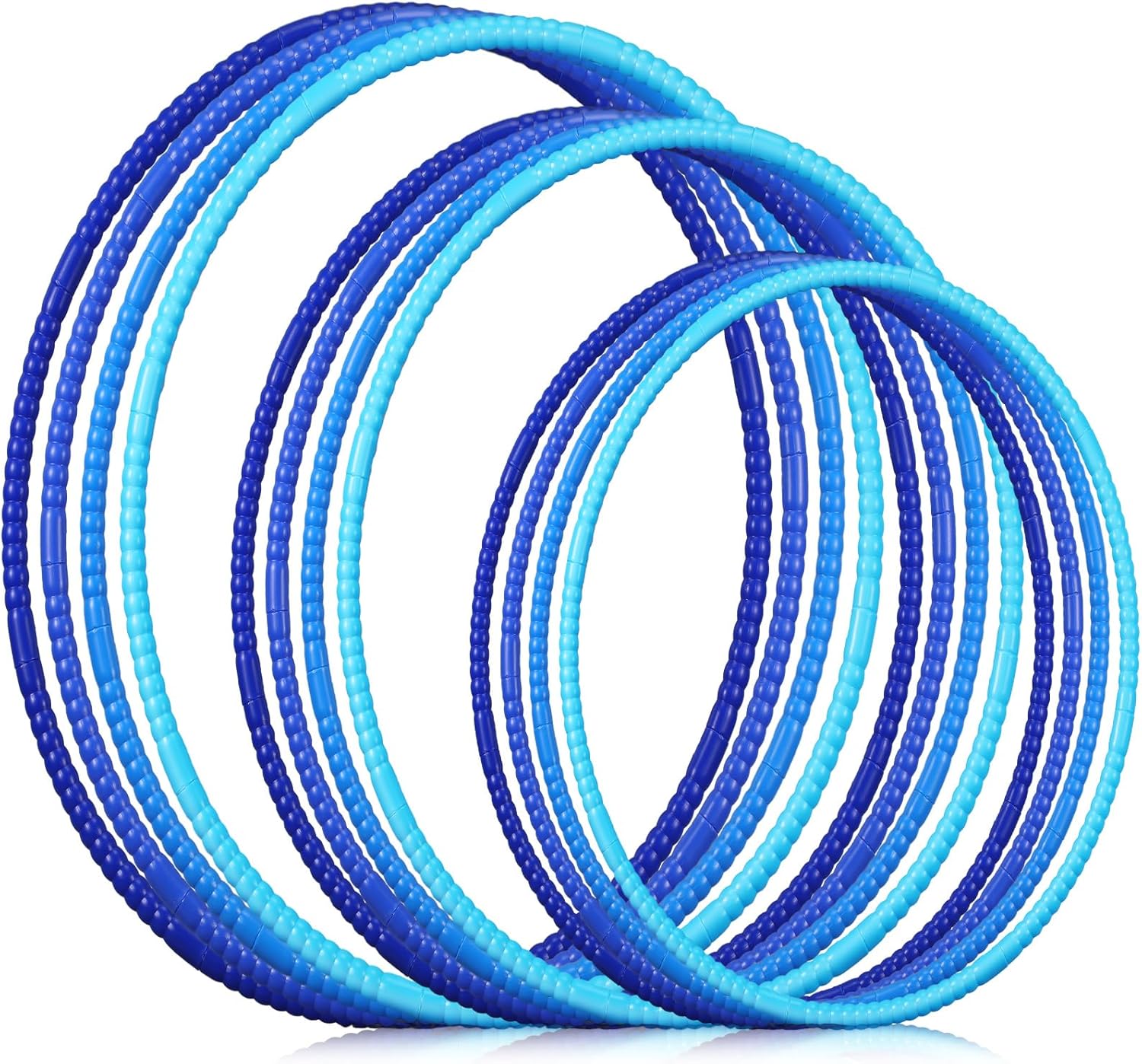 Amazon.com: Syhood 12 Pcs Toy Color Hoop Plastic Detachable Adjustable ...