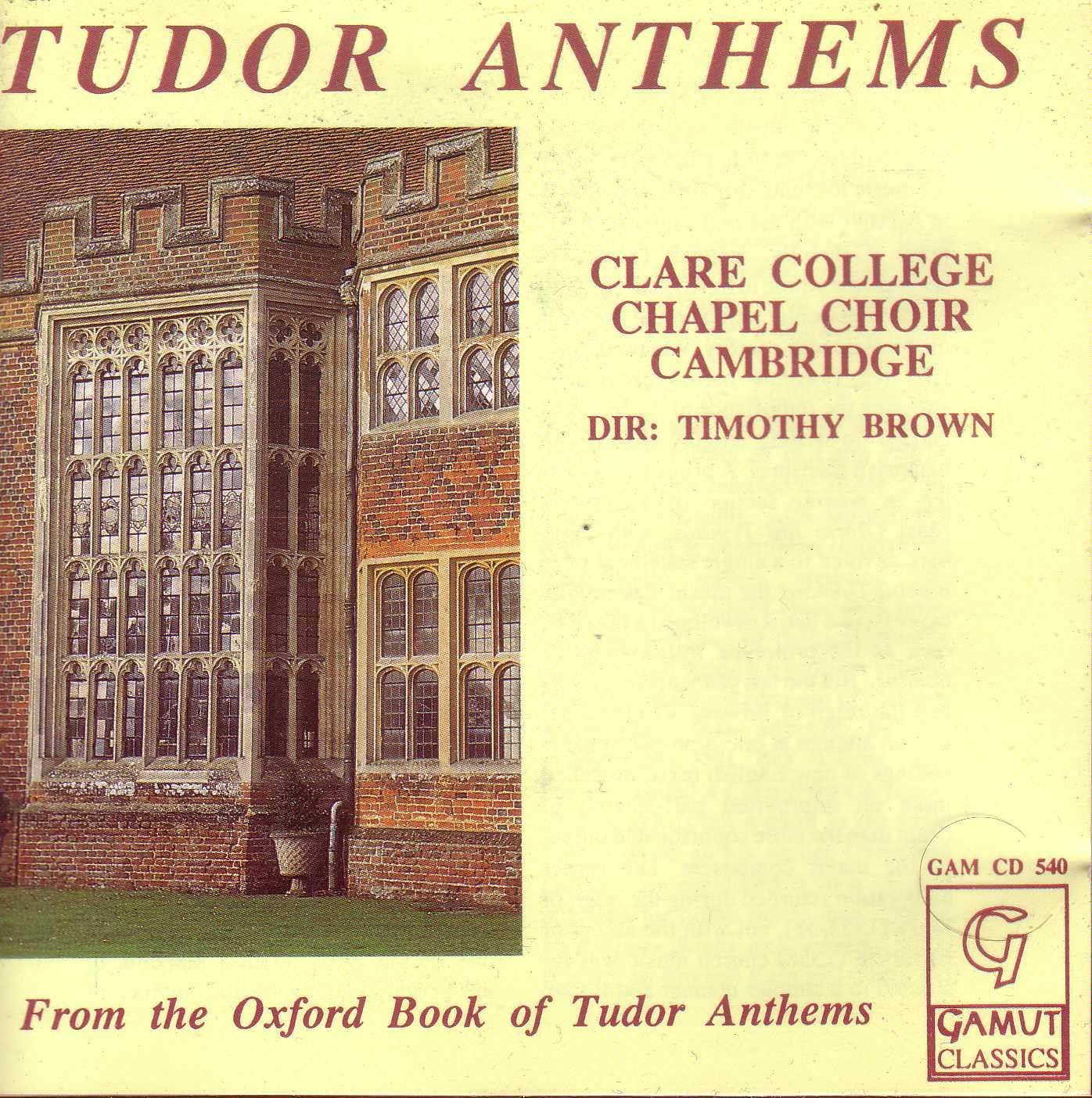 Tudor Anthems: Amazon.co.uk: CDs & Vinyl