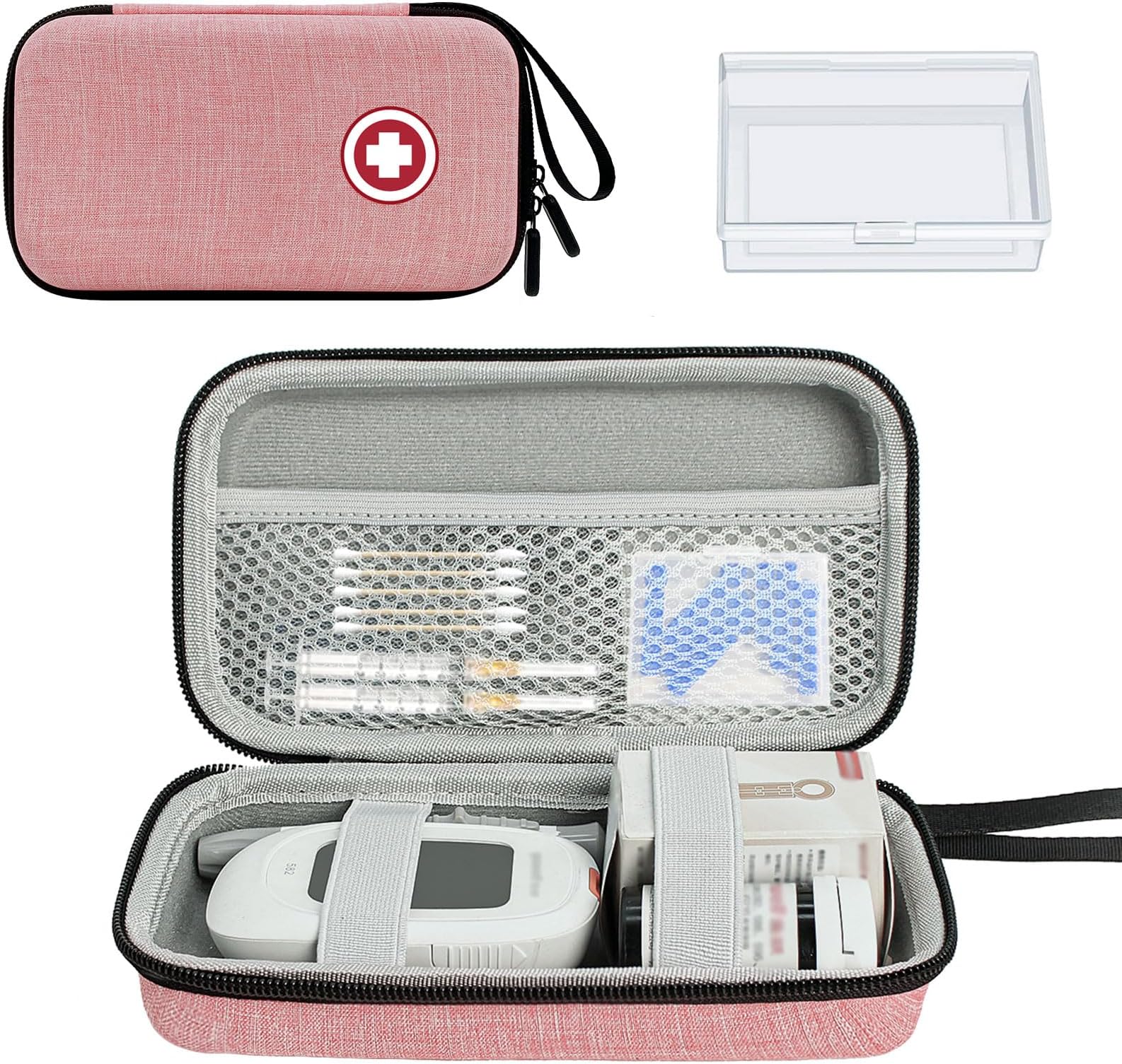 Amazon.com: Diabetes Travel Case EVA Hard Shell Diabetic Supplies Bag ...