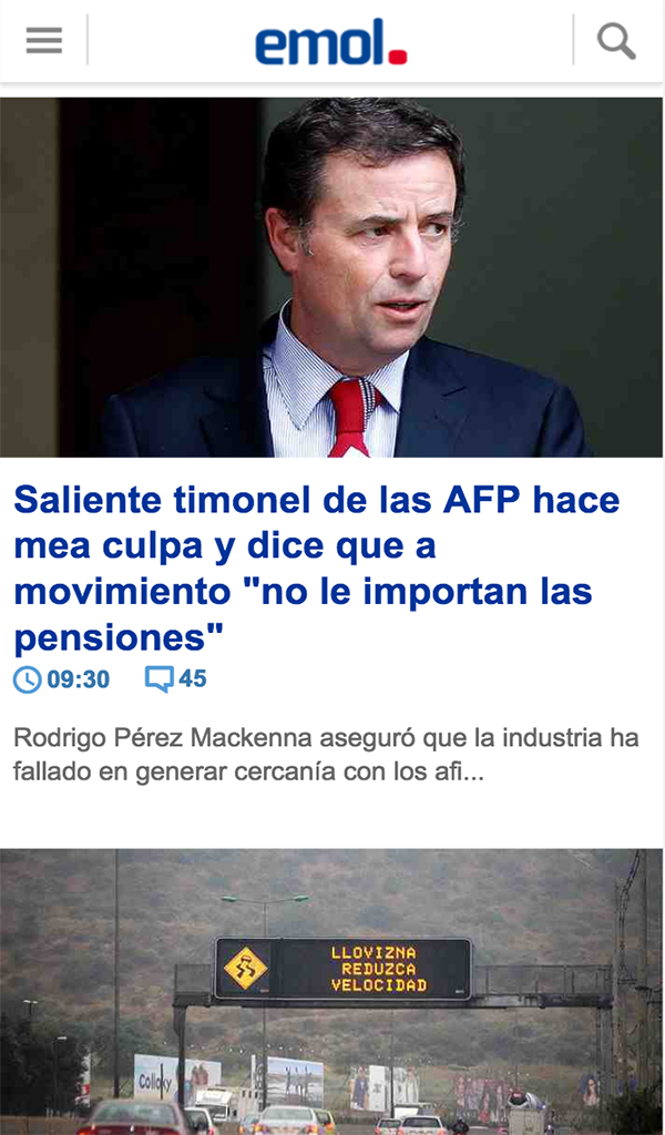 Aplicación Emol.com | Noticias online de Chile en Amazon Appstore
