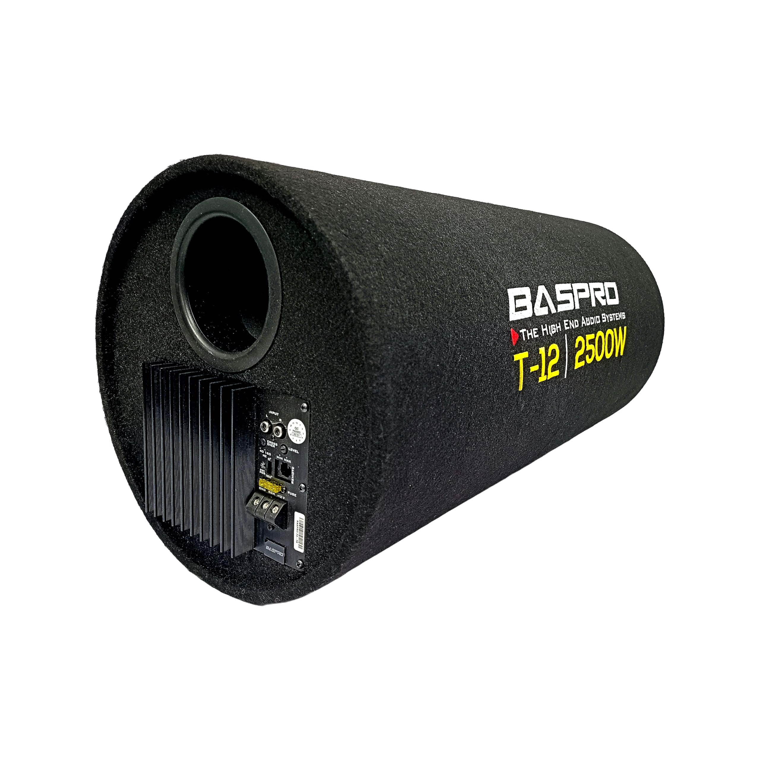 Buy BASPRO T-12 12" Active Car Sub-Woofer Tube with Double Magnet ...