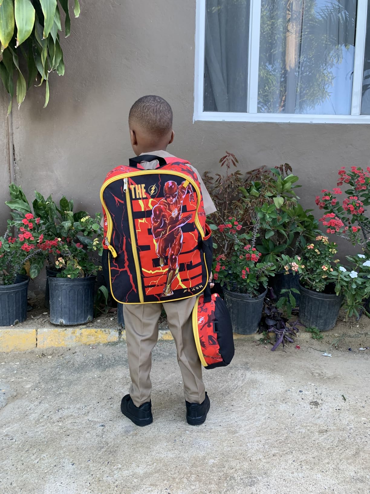Amazon.com: The Flash 5 Piece Backpack Set, Kids 16" Super Hero School ...