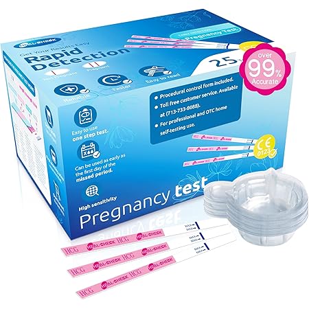 Amazon.com: MomMed Pregnancy Test, 20-Count Pregnancy Test Strips, HCG ...