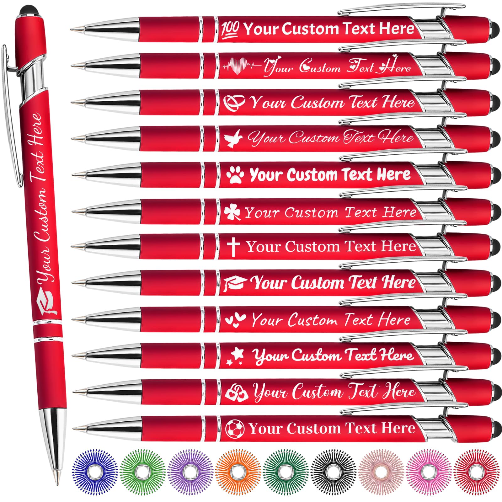 Amazon.com : Personalized Pens with Name Custom Pens Customized Pens ...