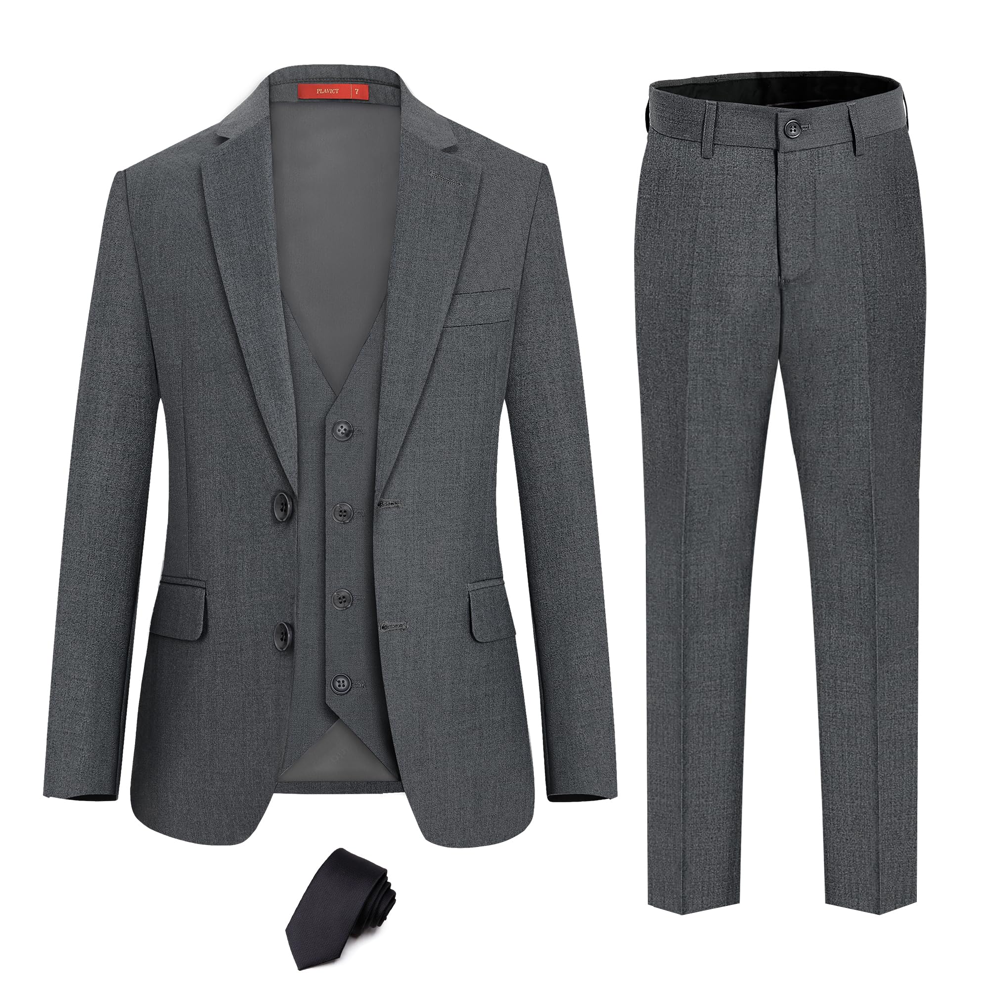 Snapklik.com : Plavict Boys Suit 3 Piece Suit, Adjustable Waist, Boys ...