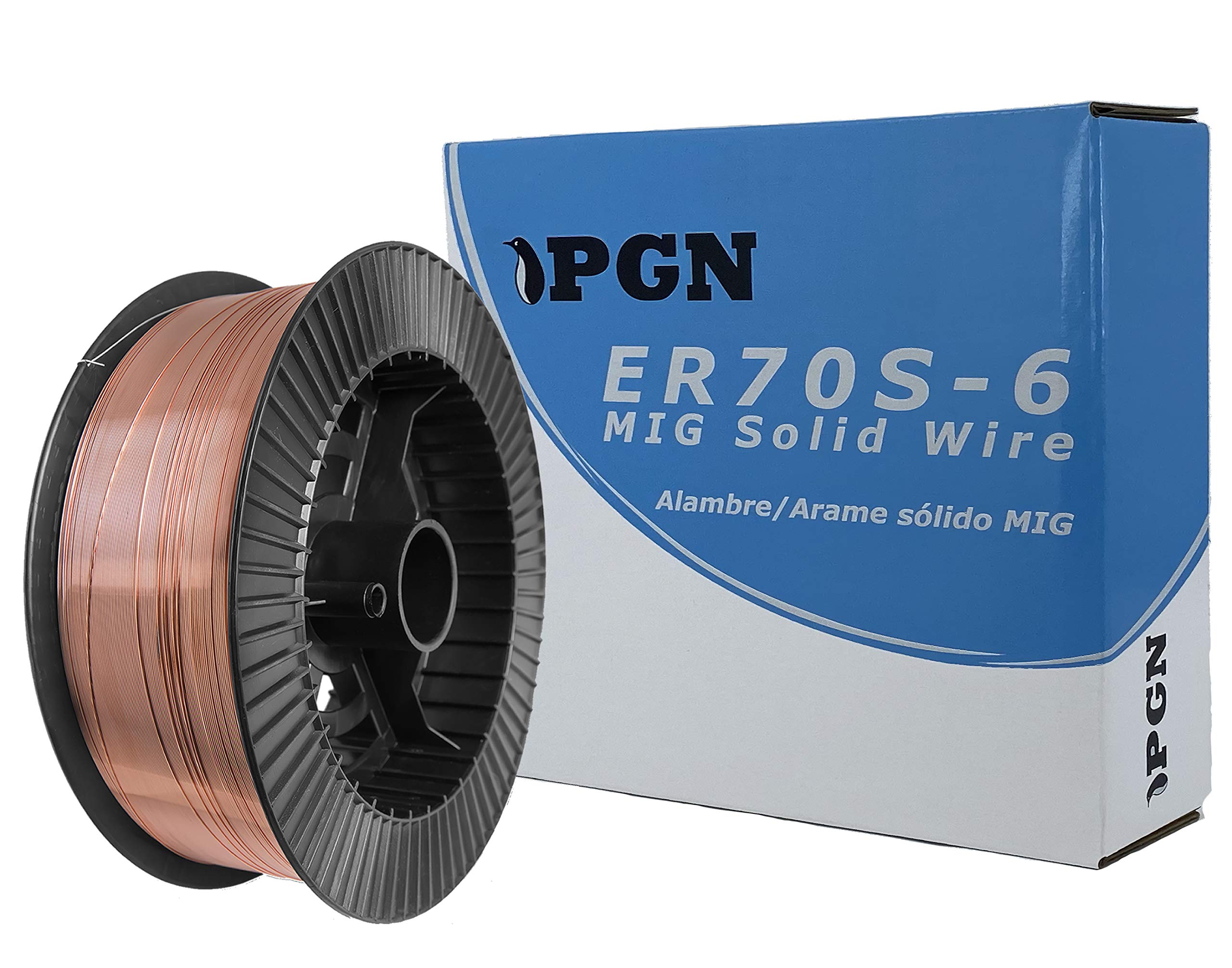 Buy PGN Solid MIG Welding Wire - ER70S-6-0.035 Inch, 11 Pound Spool ...